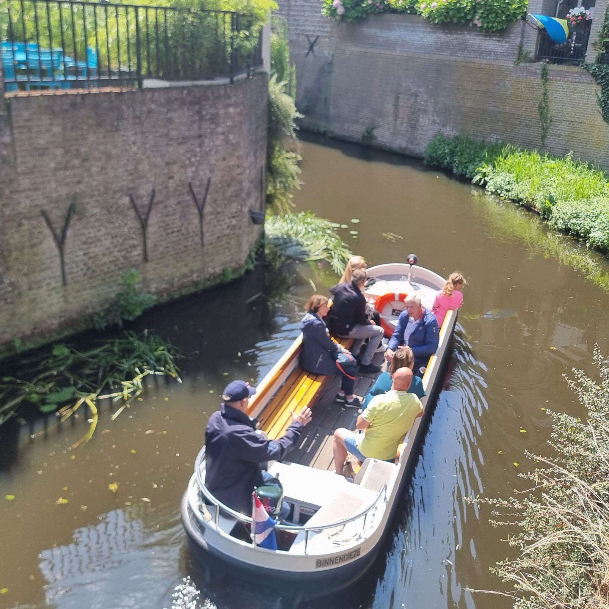 Vaartocht op de Binnendieze Den Bosch - Vakantiegroeten